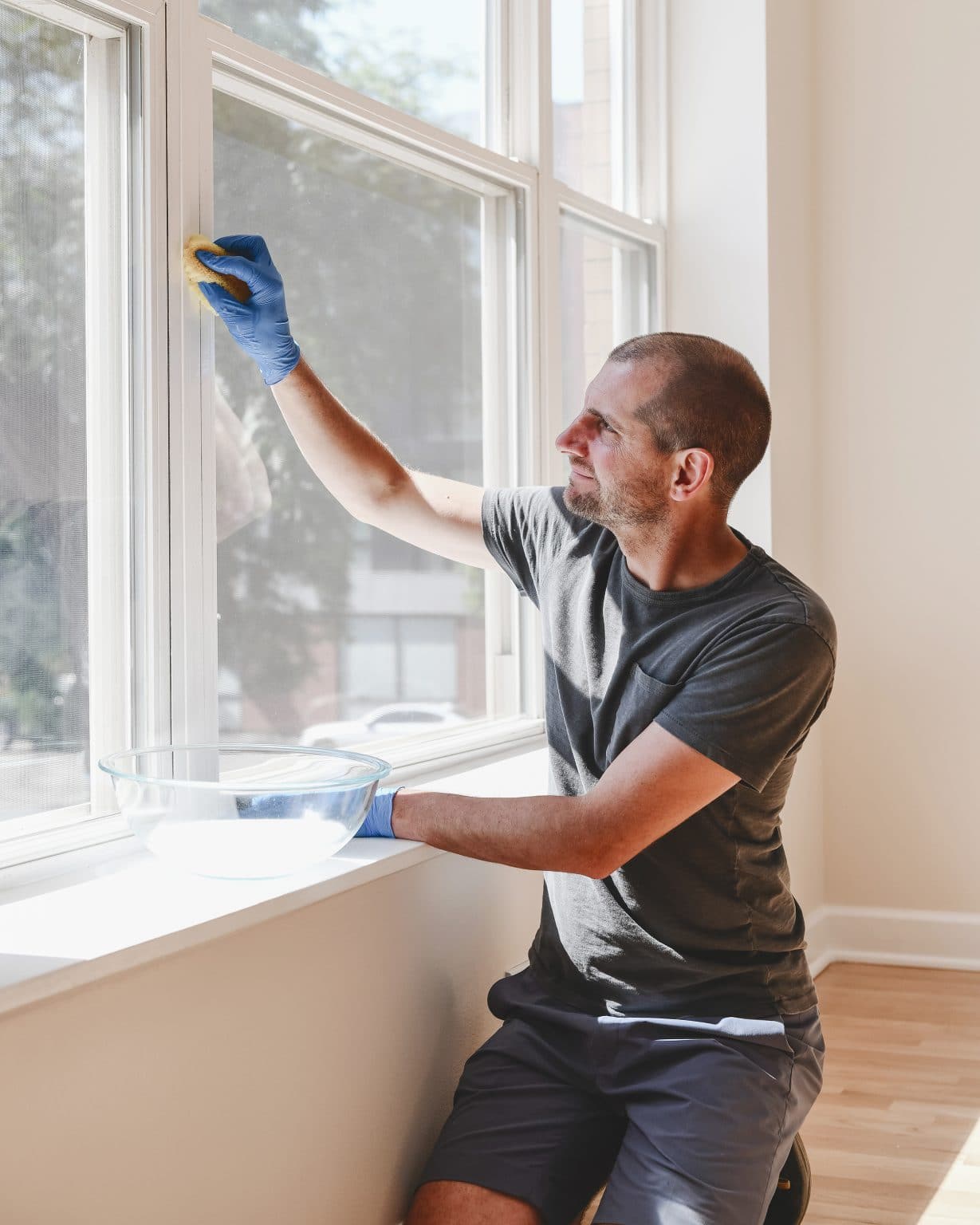 How We Clean + Style Our Vinyl Windows to Make Them Shine! - Yellow ...